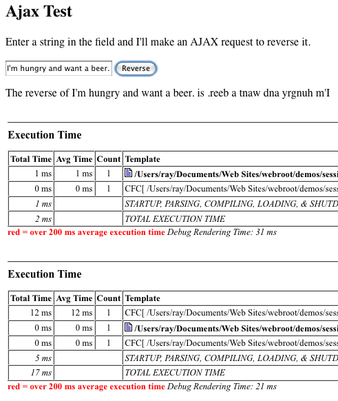 Blocking Coldfusion Debugging For Ajax Requests 3132
